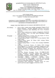 SK DOSEN PENASEHAT AKADEMIK (PA) JSI SEMESTER GANJIL 2021-2022. - Document Repository ...